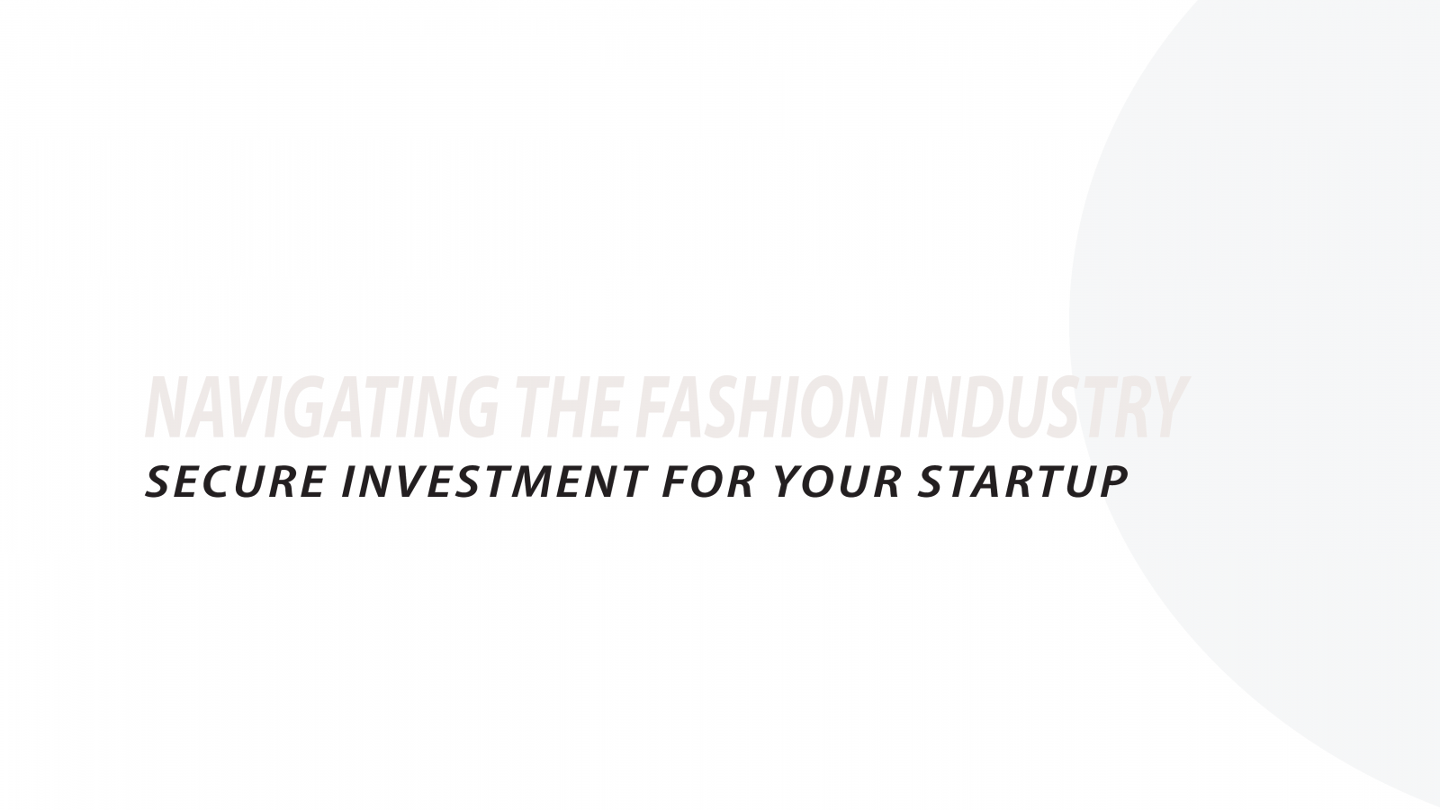 Fashion Startup Funding: Secure Investment Guide